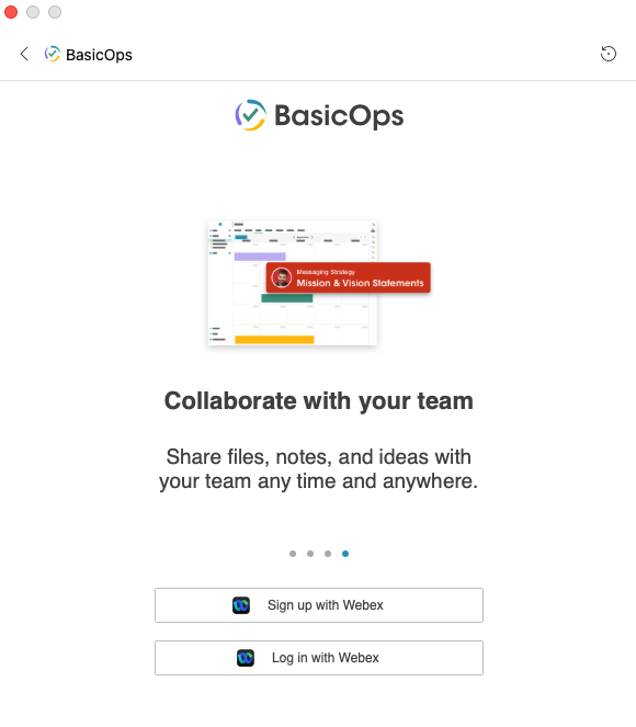 Using BasicOps in Webex Spaces – BasicOps Help Center
