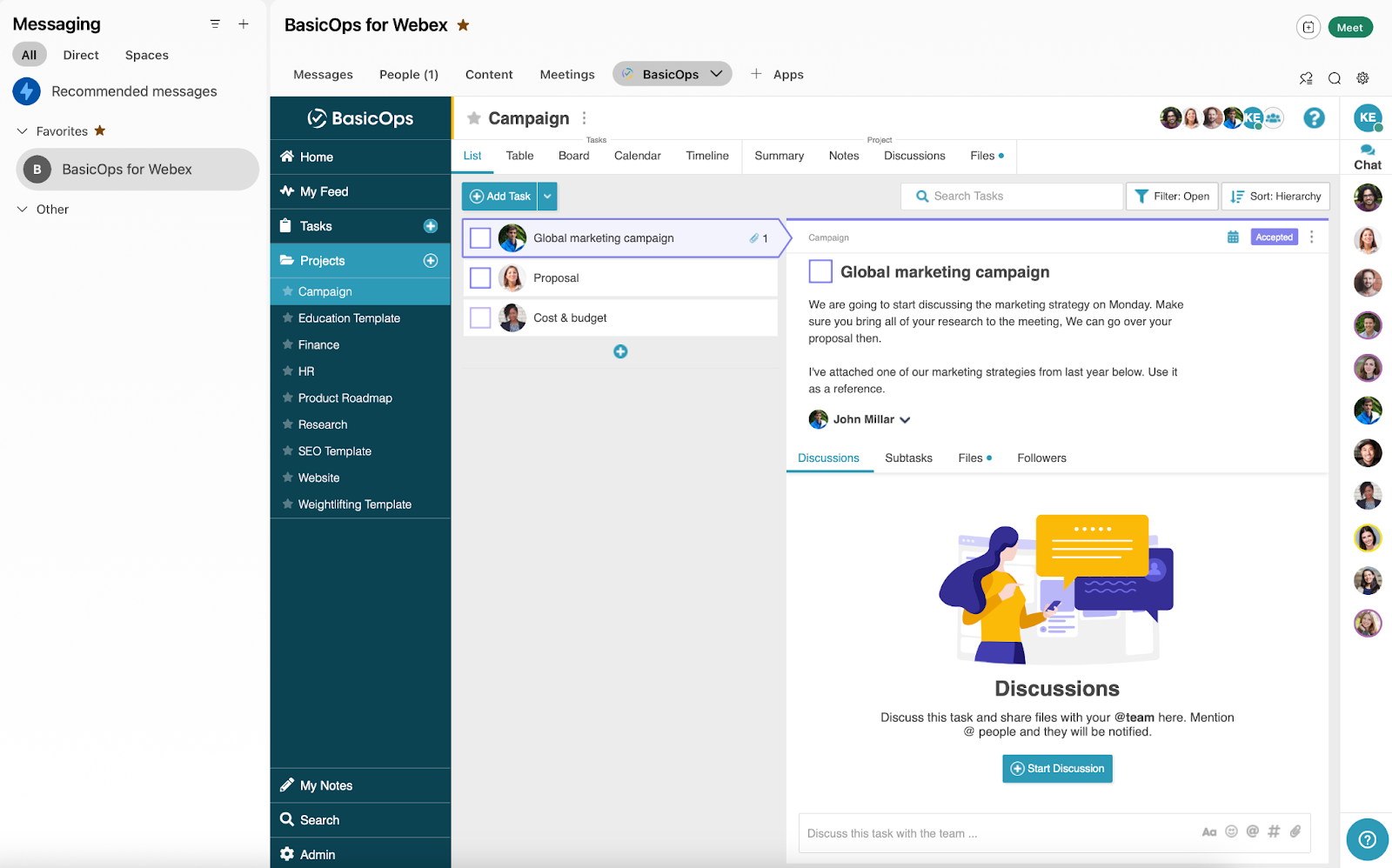 Using Basicops In Webex Spaces Basicops Help Center