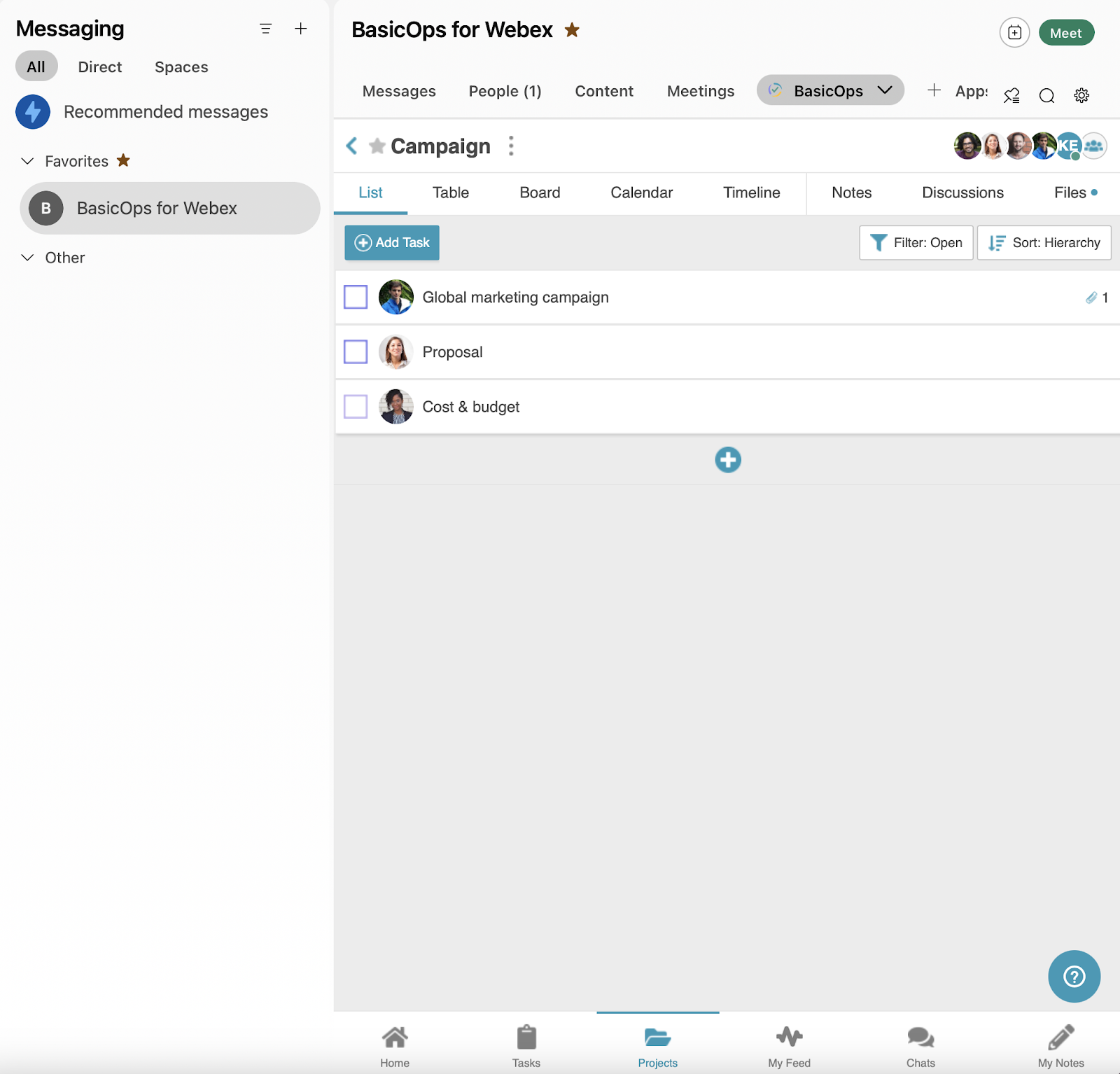 Using BasicOps in Webex Spaces – BasicOps Help Center