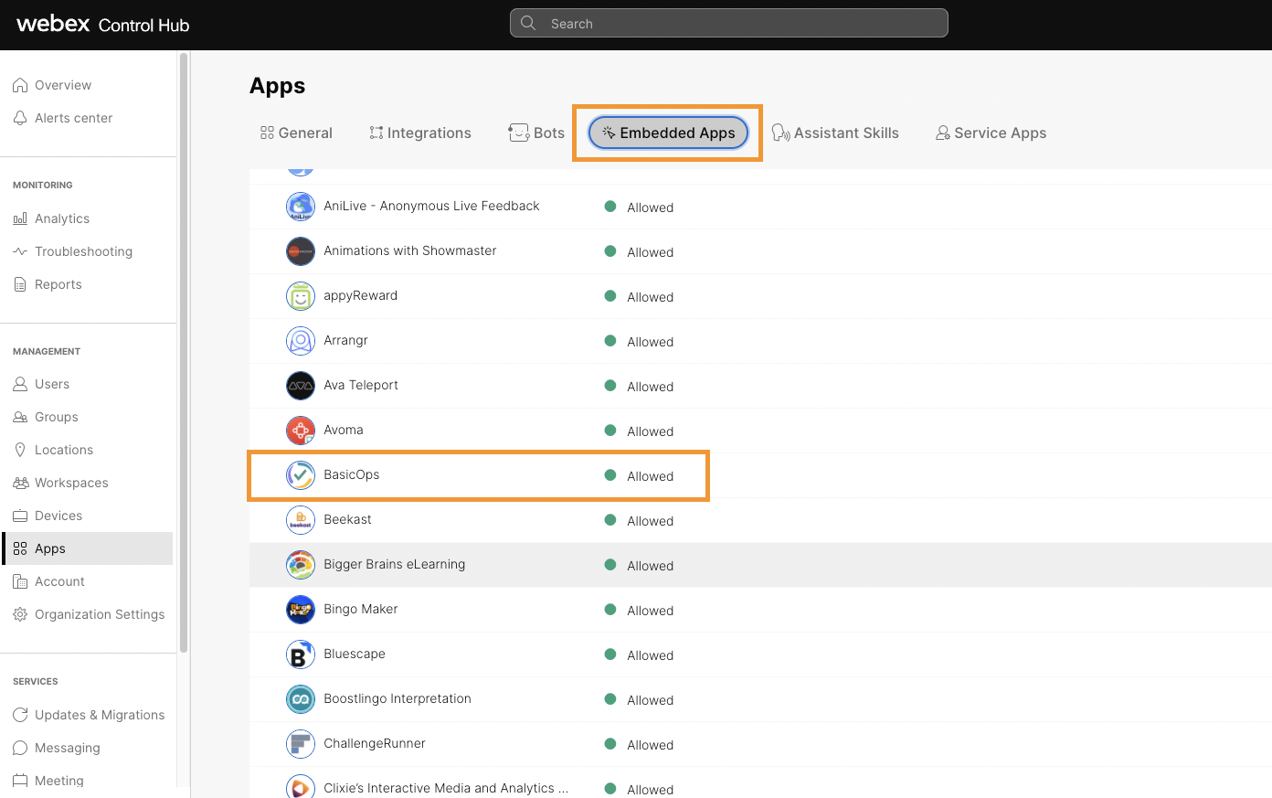 BasicOps in the Webex Sidebar – BasicOps Help Center