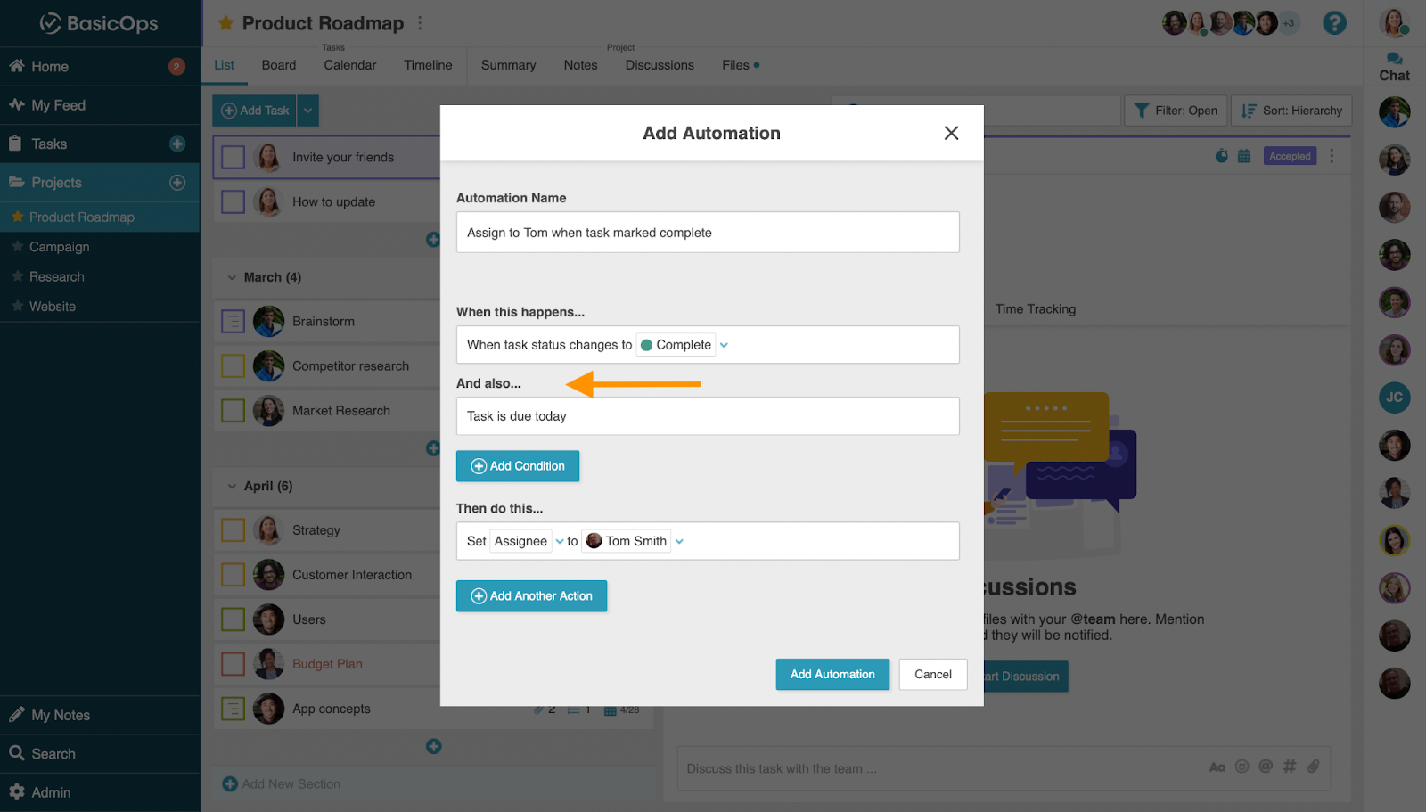 Using Automation – BasicOps Help Center