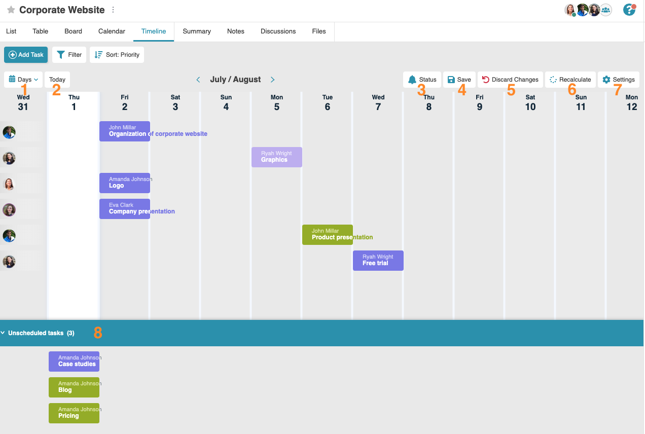 Timeline View – BasicOps Help Center