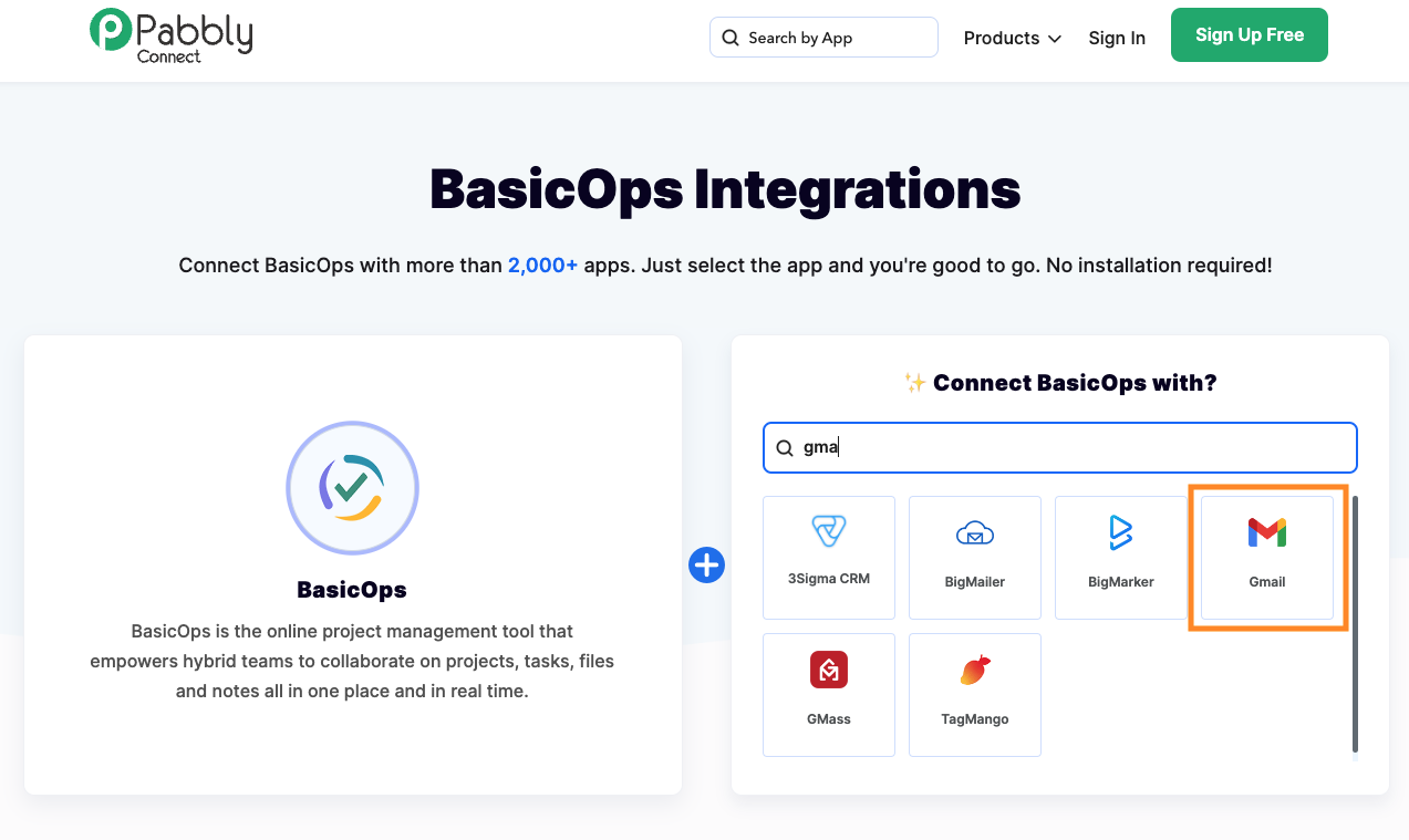 Integrating BasicOps with Pabbly – BasicOps Help Center