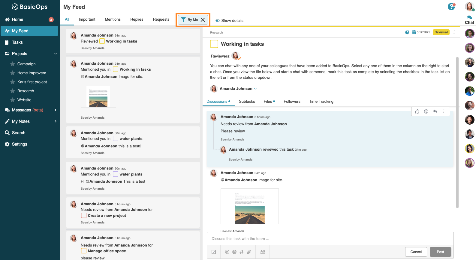 Using Filters In My Feed Basicops Help Center