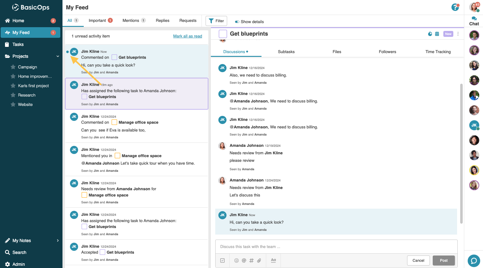 How to use My Feed? – BasicOps Help Center