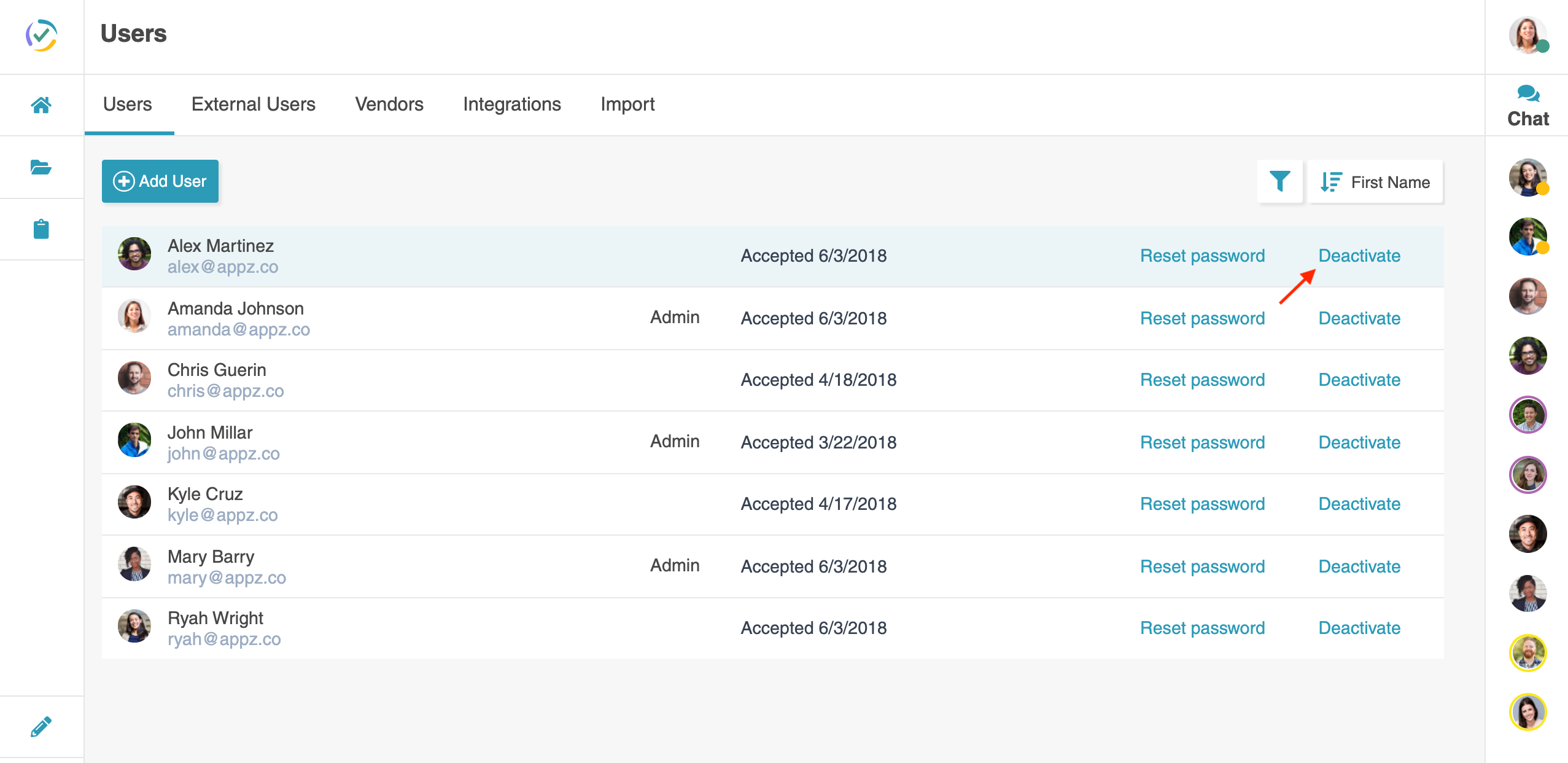 Deactivating and reactivating accounts – BasicOps Help Center