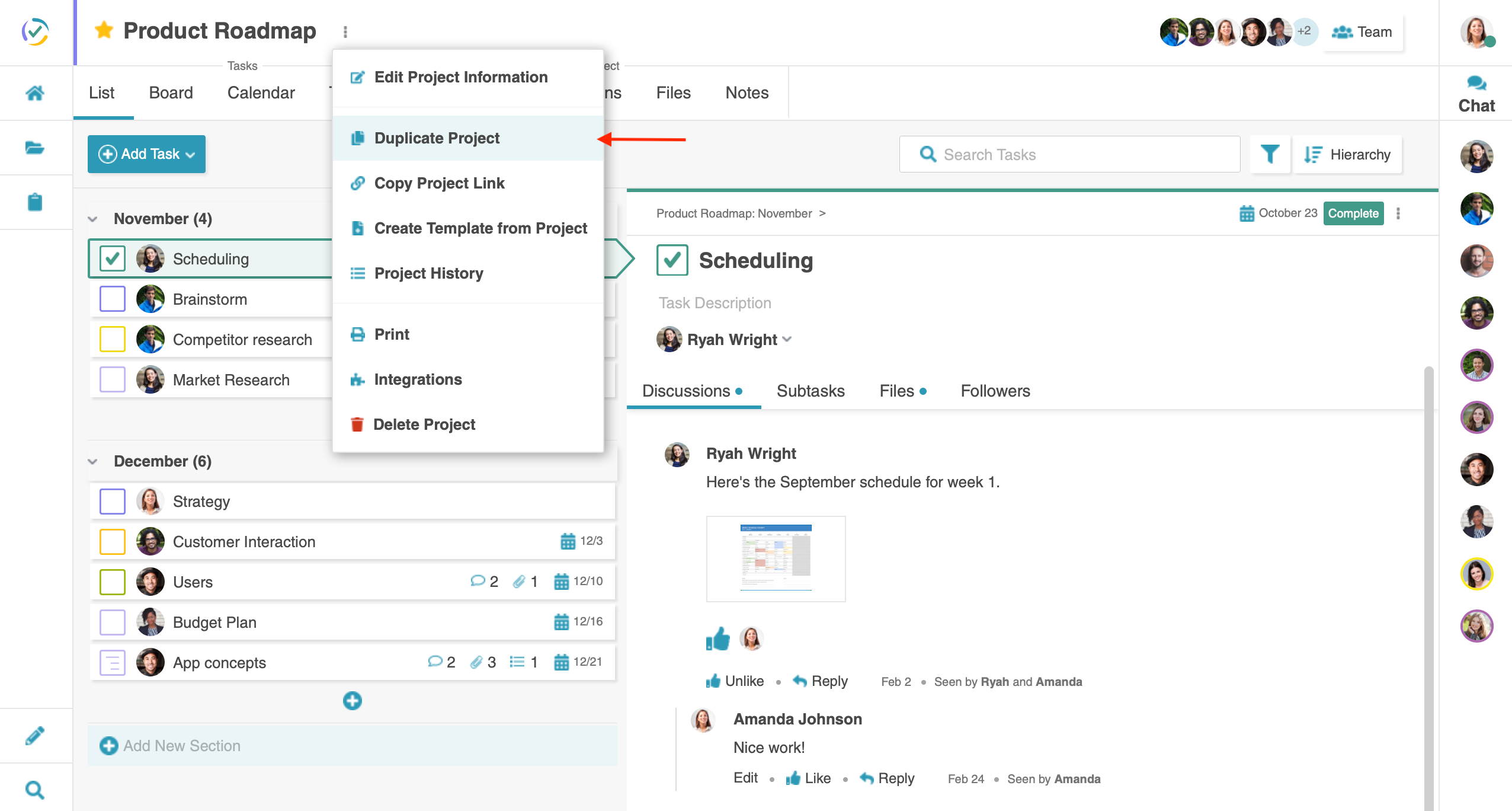 Copying a project – BasicOps Help Center