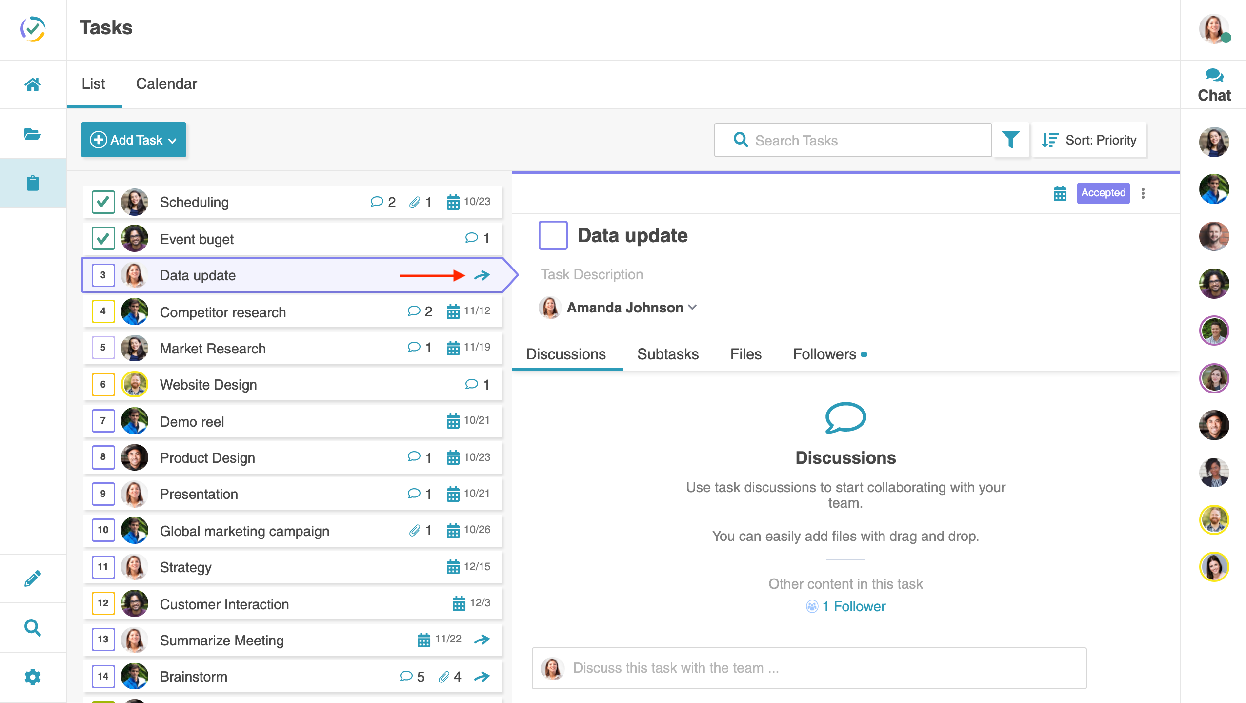 Moving a task – BasicOps Help Center