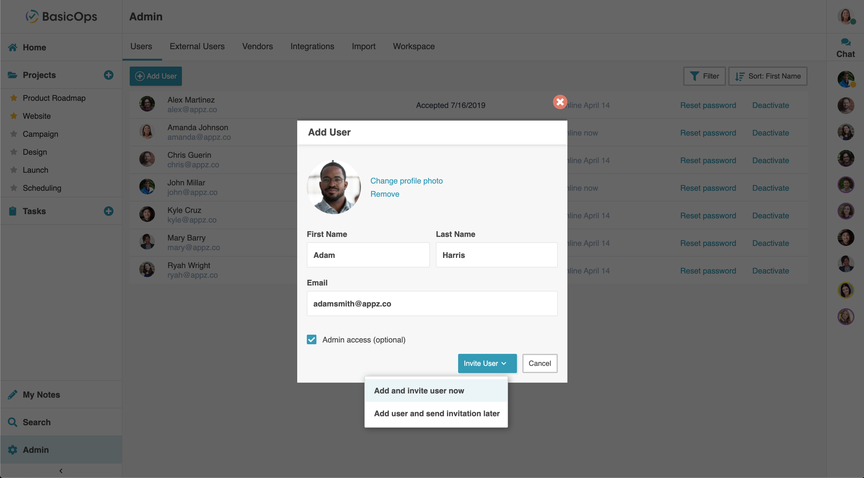 How to invite your team? – BasicOps Help Center
