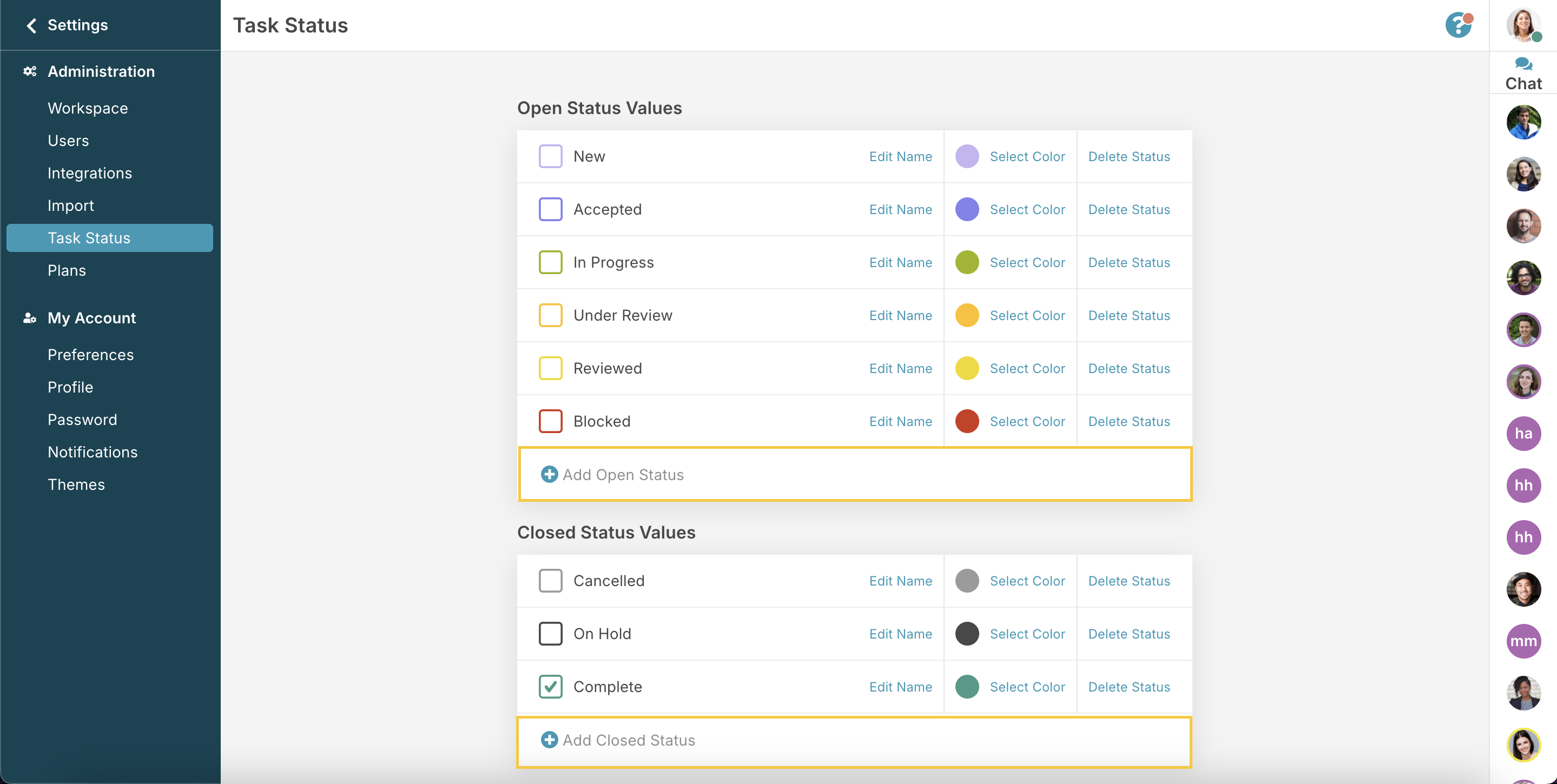 Task Status Overview – BasicOps Help Center