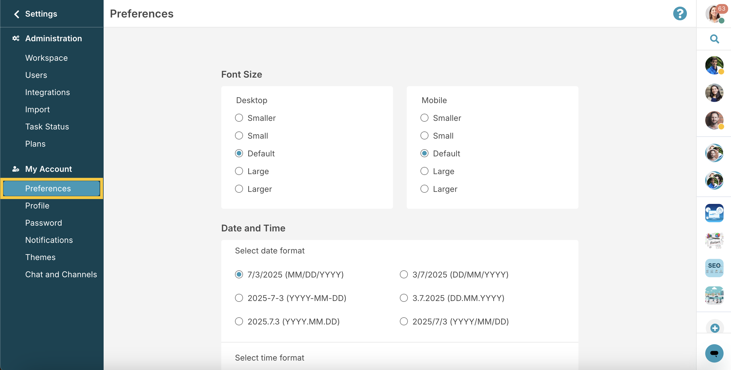 Settings Overview – BasicOps Help Center