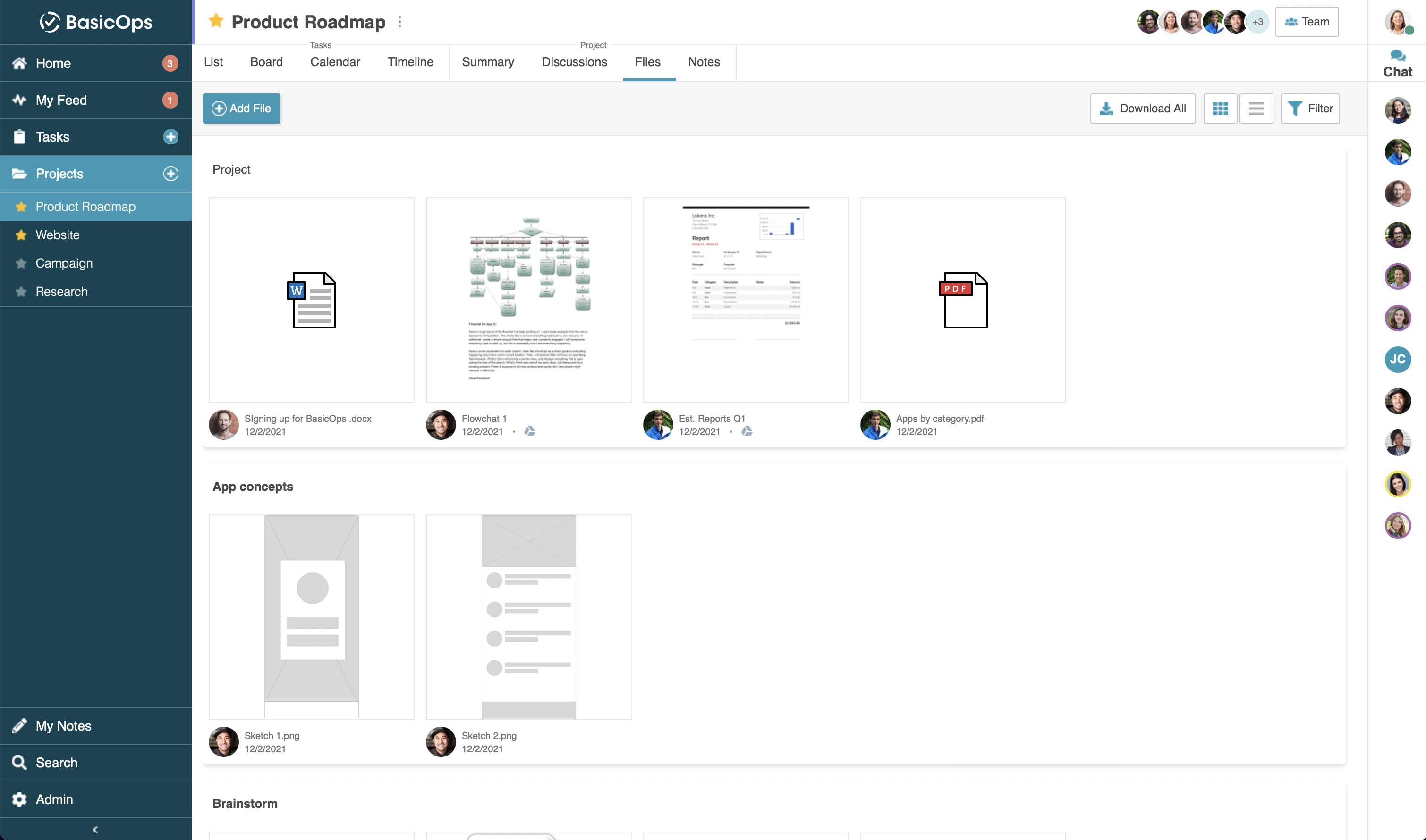 Adding files to a project – BasicOps Help Center