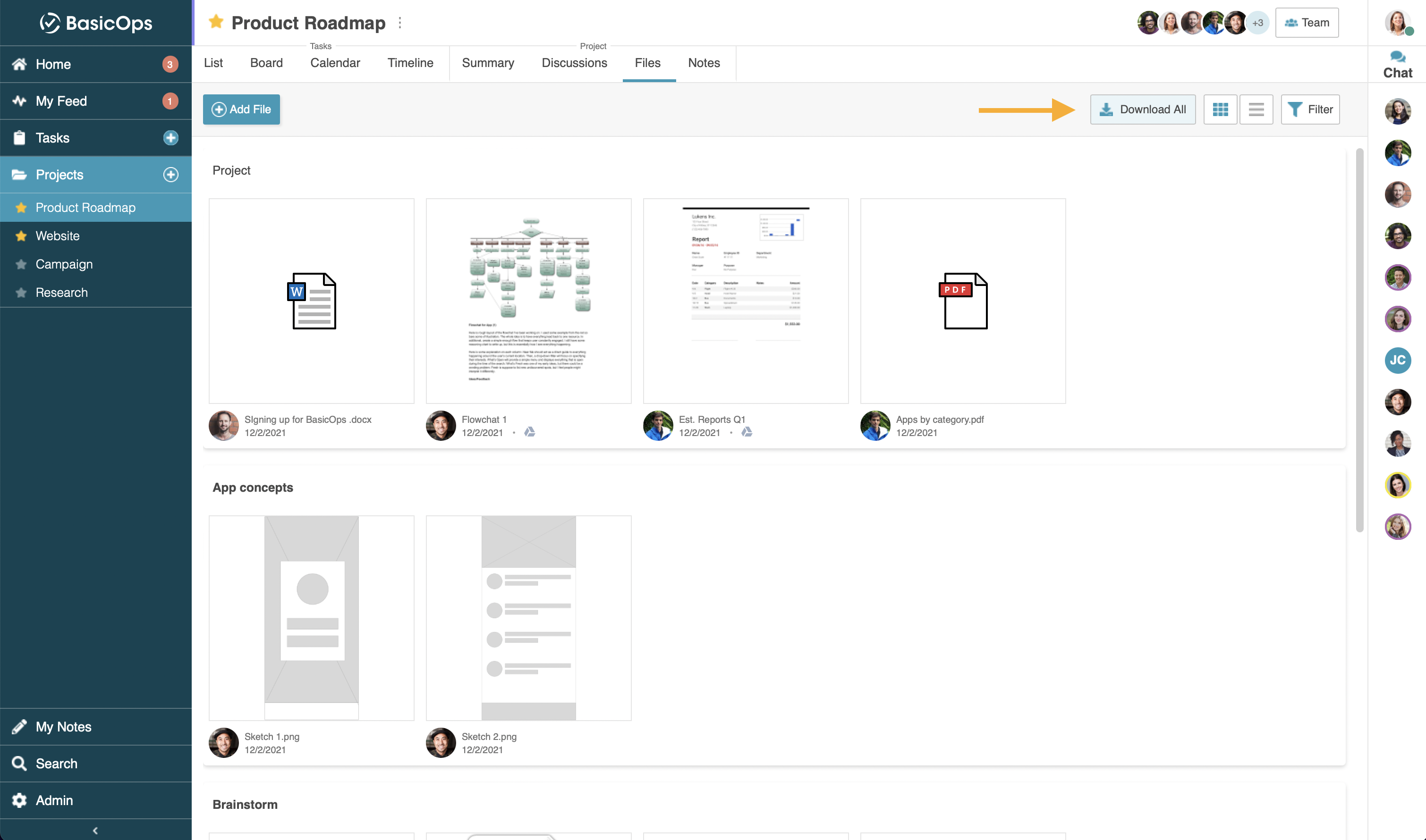 Adding files to a project – BasicOps Help Center