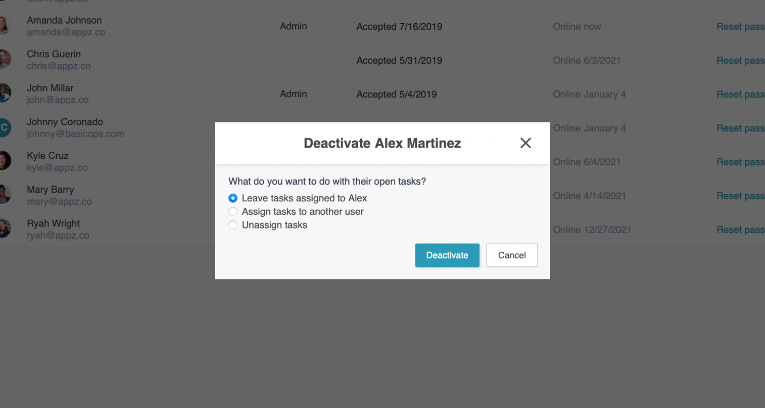 Adding and managing your team – BasicOps Help Center